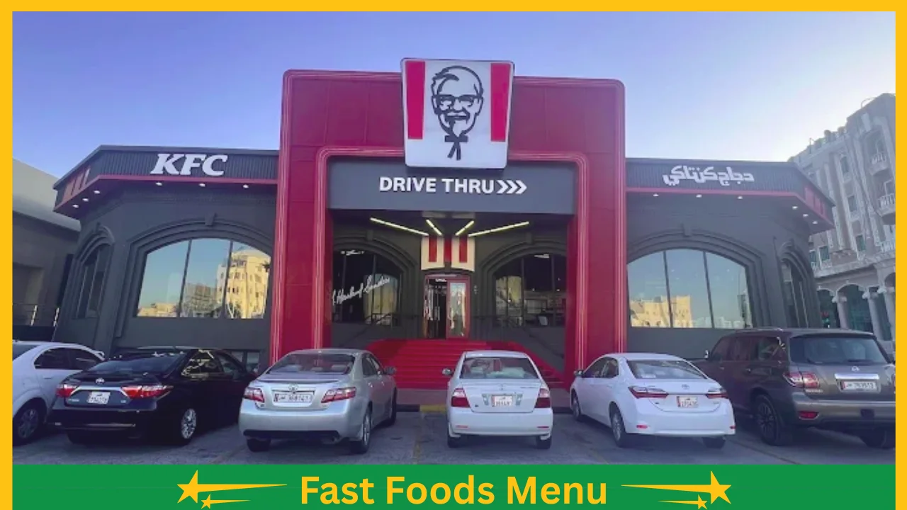 KFC Menu With Prices Qatar - June 2026