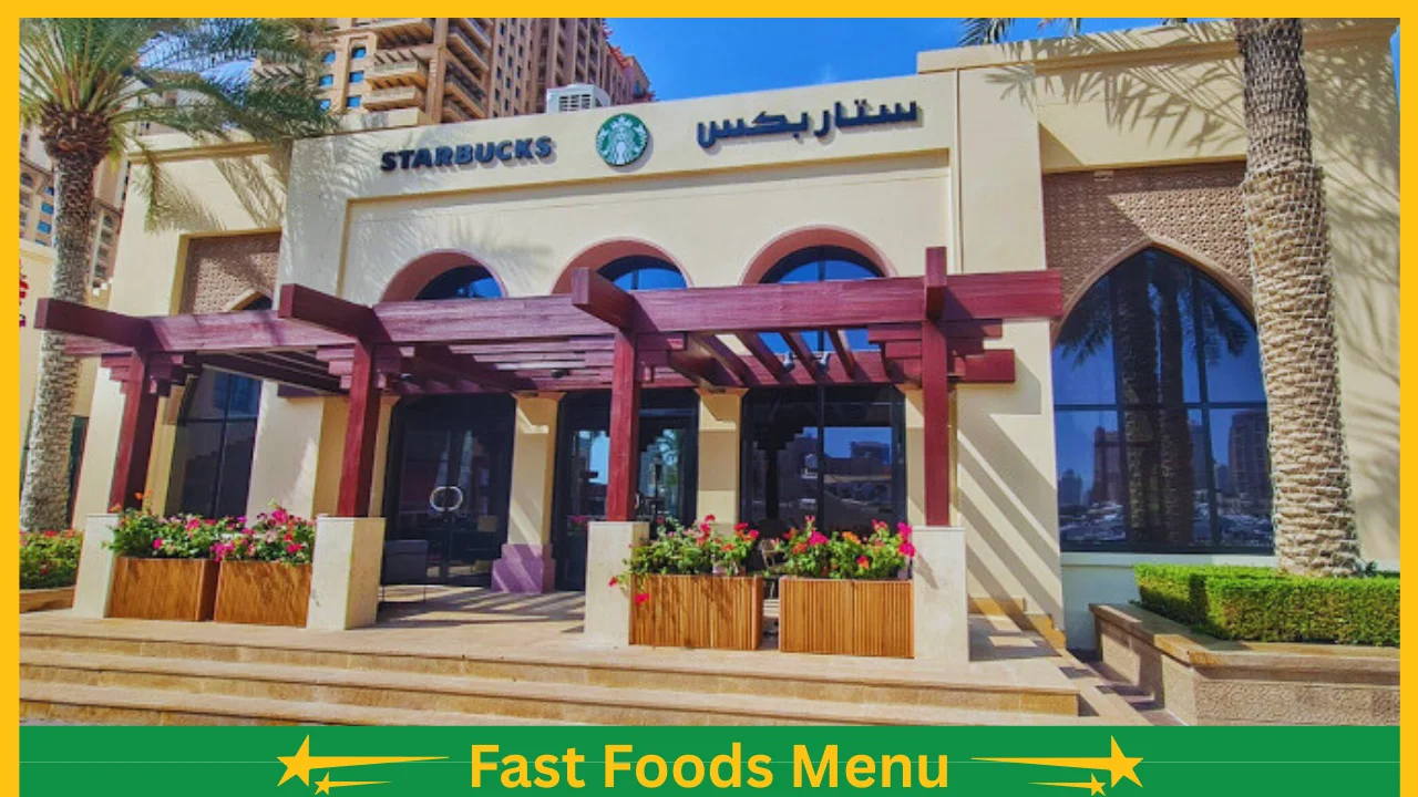 Starbucks Menu With Prices In Qatar - May 2026