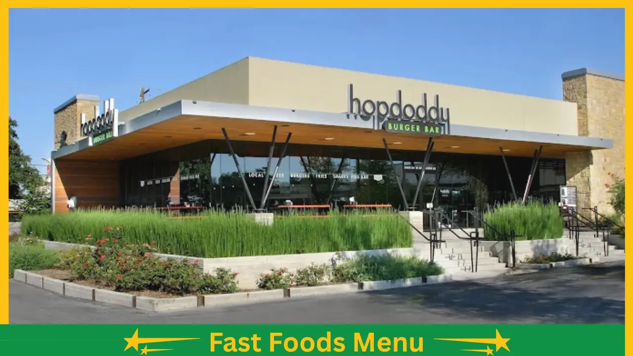 Hopdoddy Menu With Prices & Happy Hours Deals in USA 2026